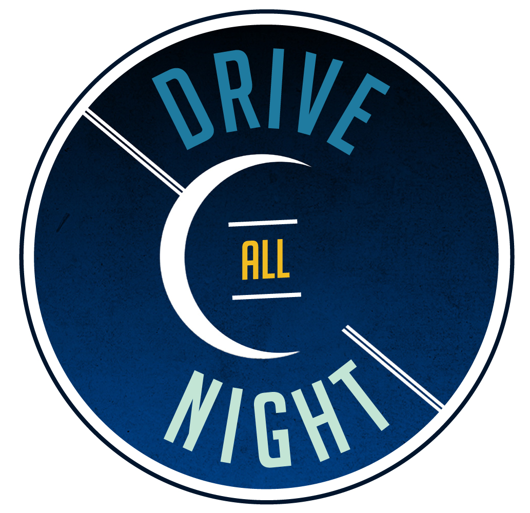 Drive All Night logo, banner